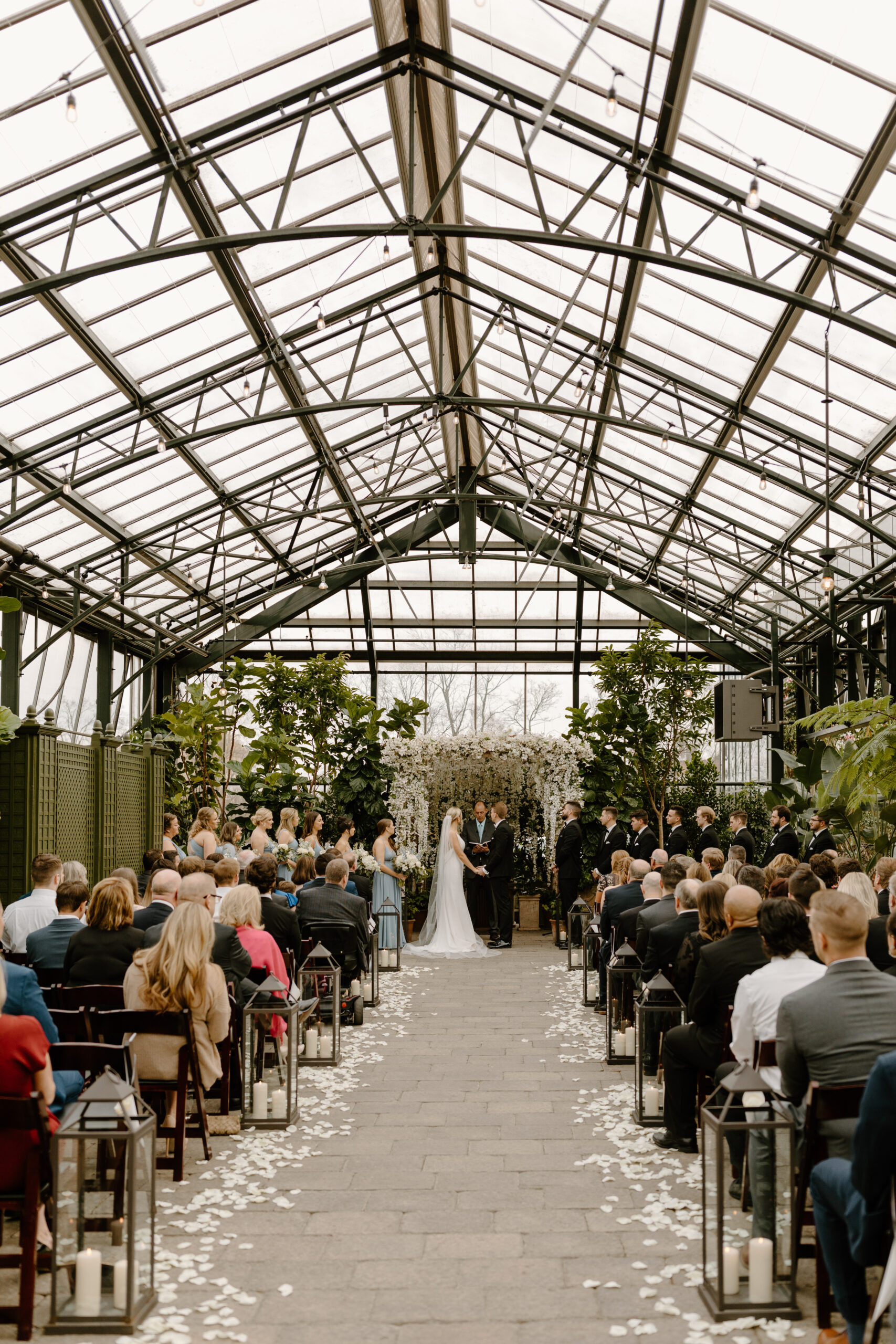 Planterra Conservatory Wedding Photos in Detroit, Michigan